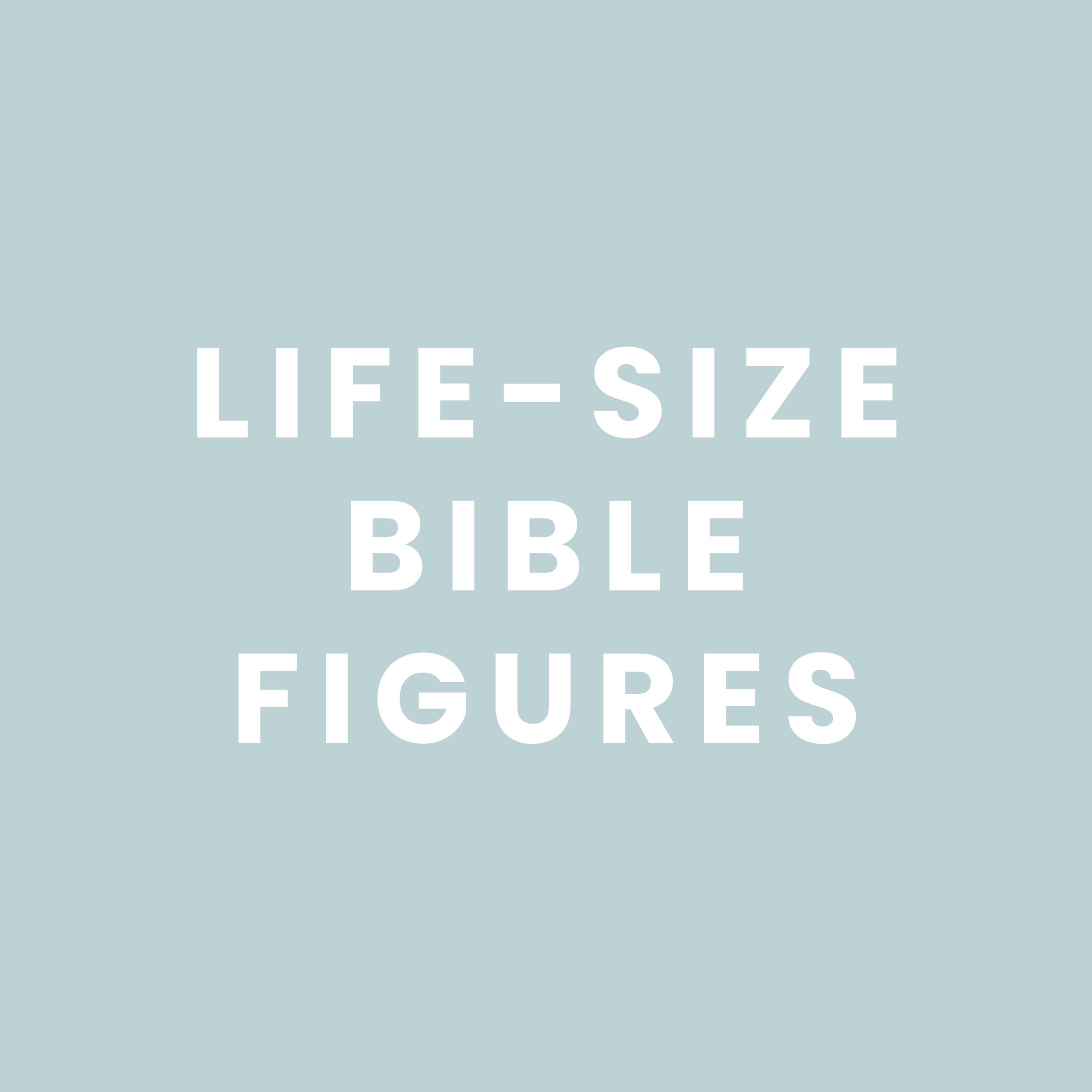 Life-Size Bible Figures – Families of Faith