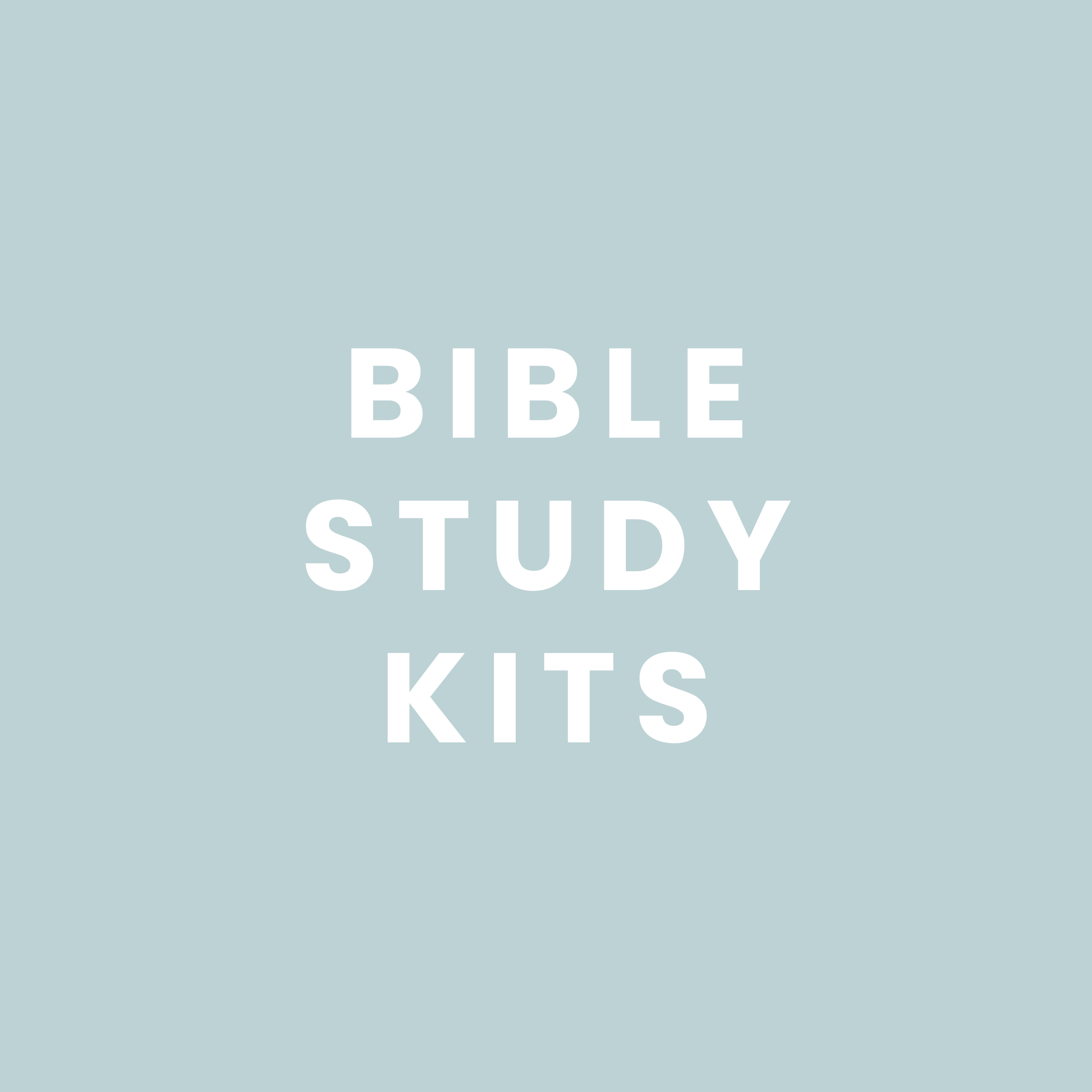 Bible Study Kits – Families of Faith