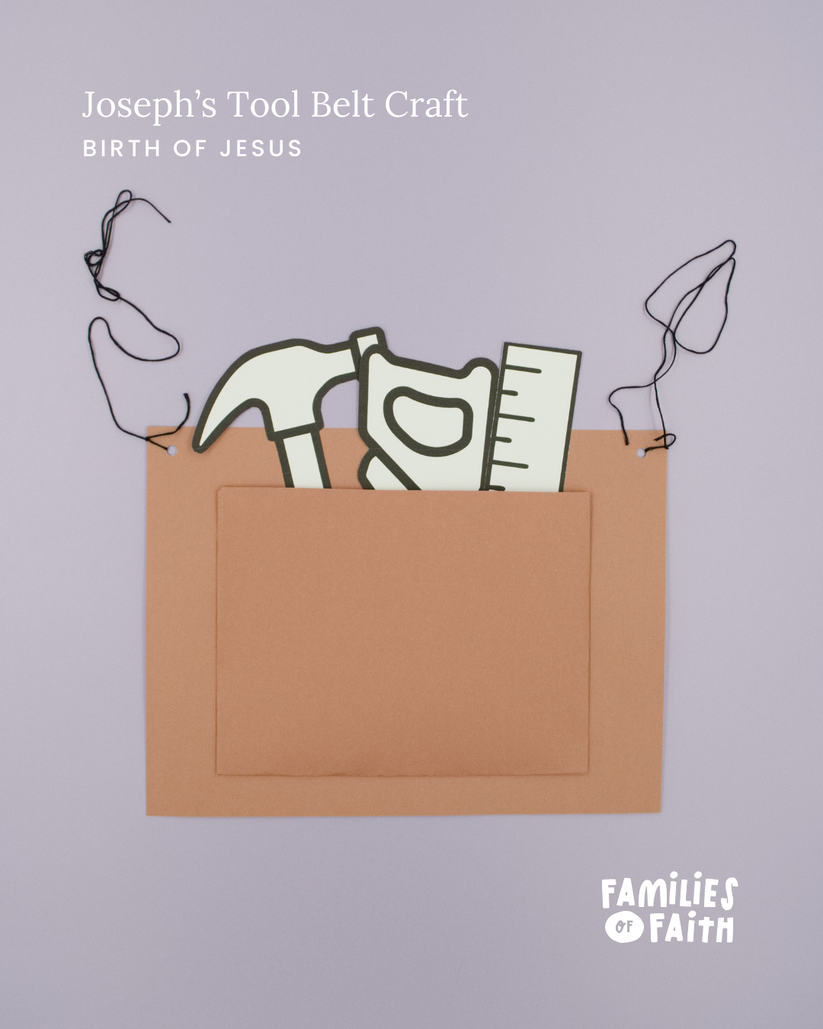 Joseph's Tool Belt Craft – Families of Faith