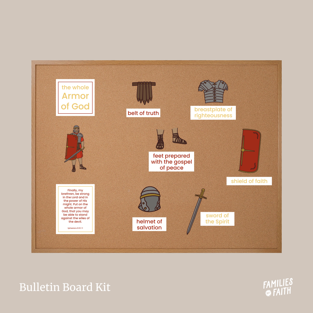 Armor of God Bulletin Board Kit – Families of Faith