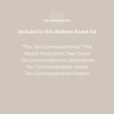Ten Commandments Bulletin Board Kit – Families of Faith