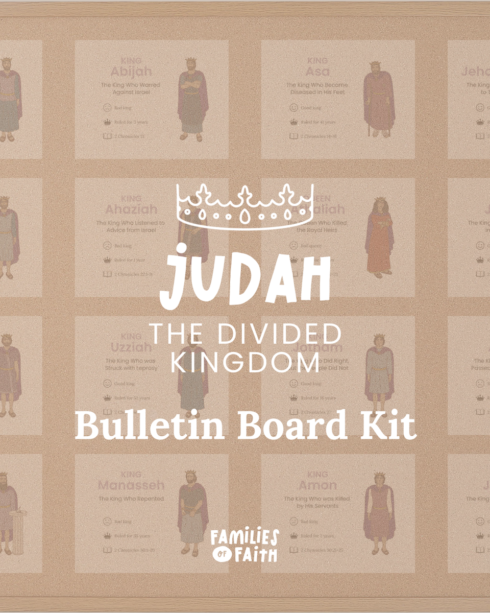 Kings of Judah Bulletin Board Kit – Families of Faith
