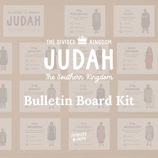 Kings of Judah Bulletin Board Kit – Families of Faith