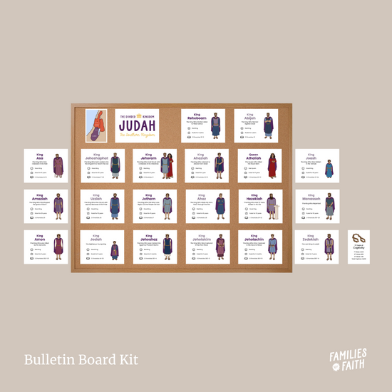 Kings of Judah Bulletin Board Kit – Families of Faith