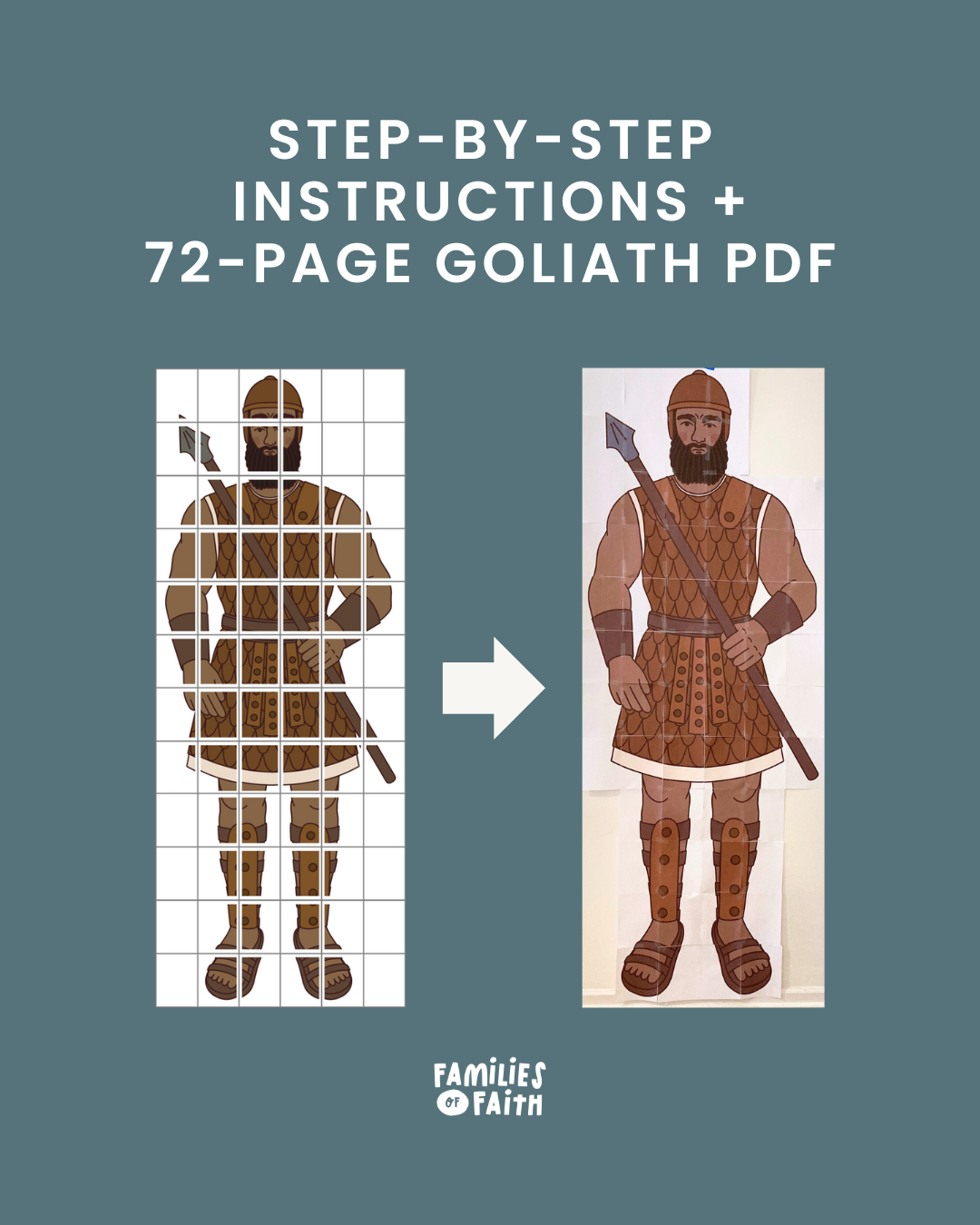 Life-Size Goliath Bible Figure – Families of Faith