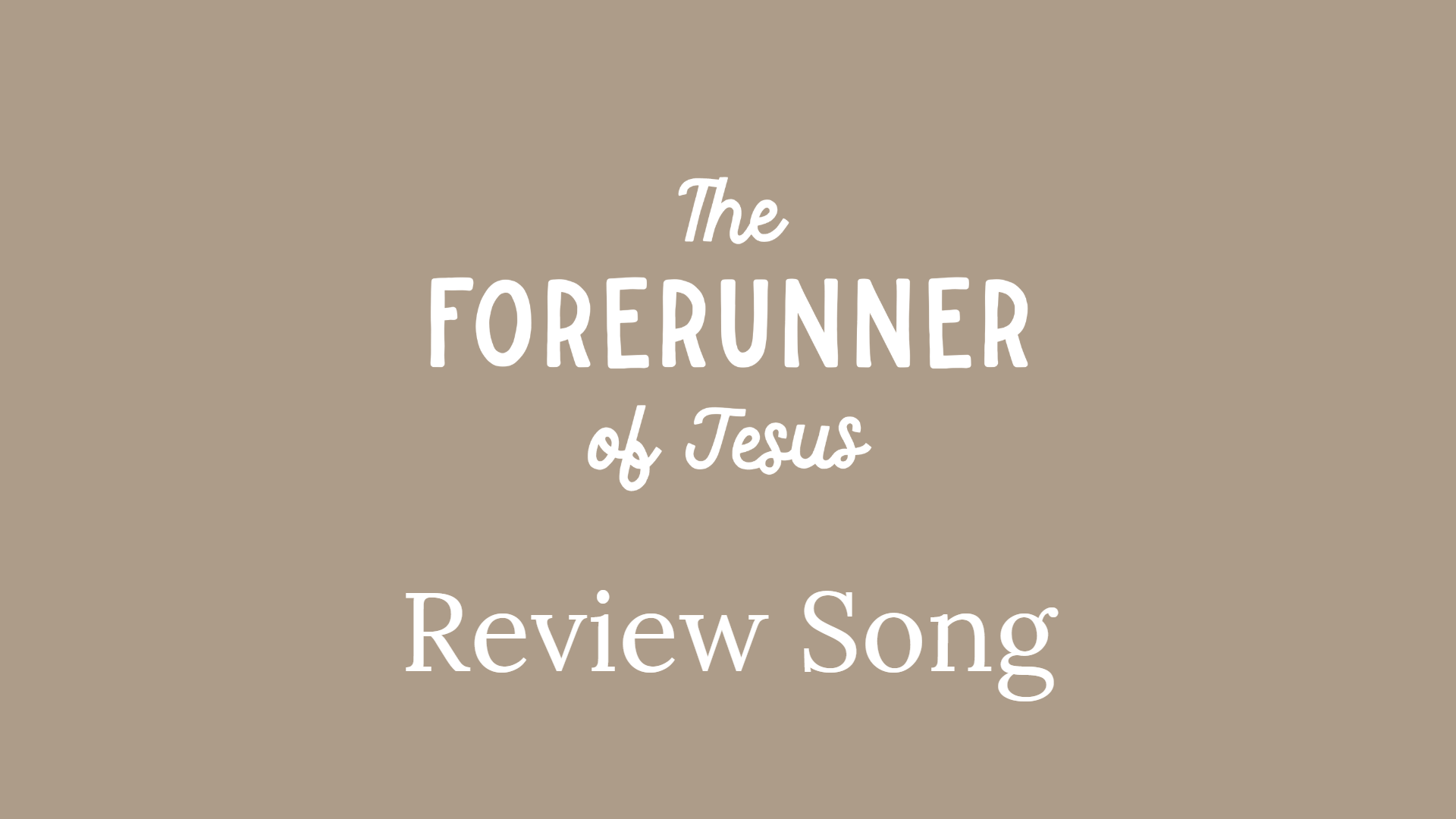 Bible Songs – Families of Faith