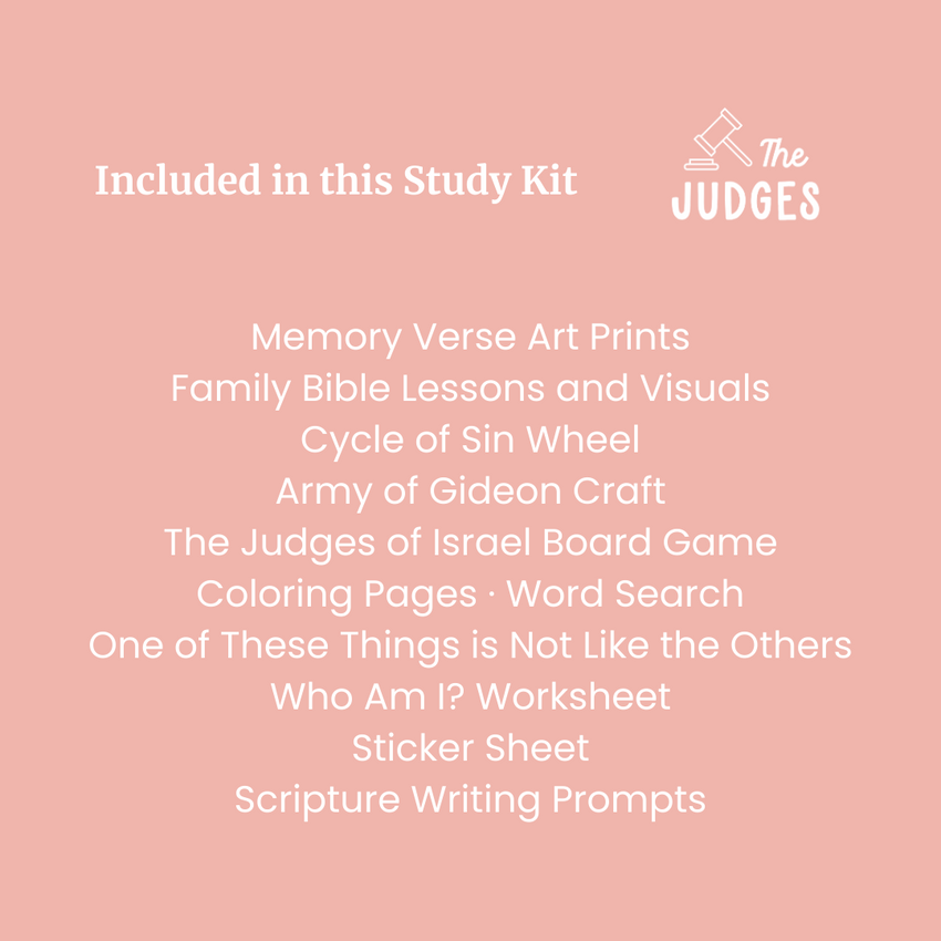The Judges Bible Study Kit – Families of Faith