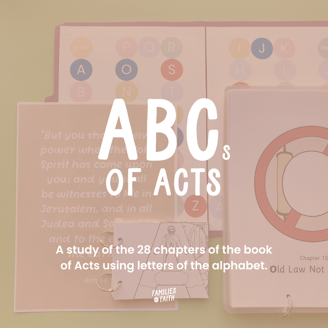 ABCs of Acts Bible Study Kit – Families of Faith