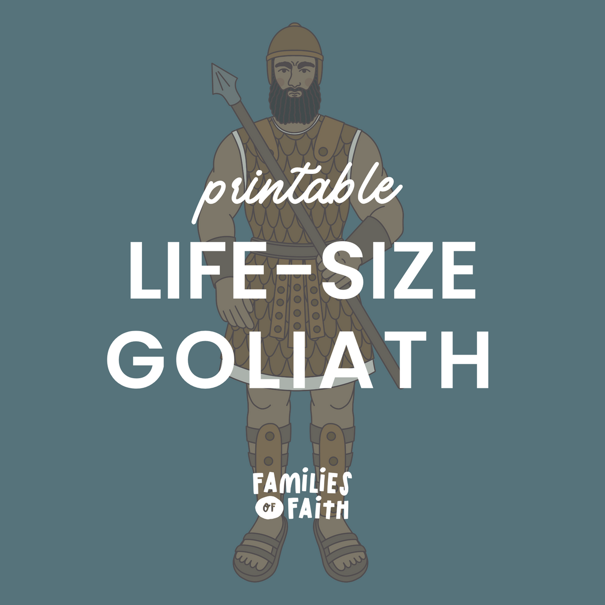 Life-Size Goliath Bible Figure – Families of Faith