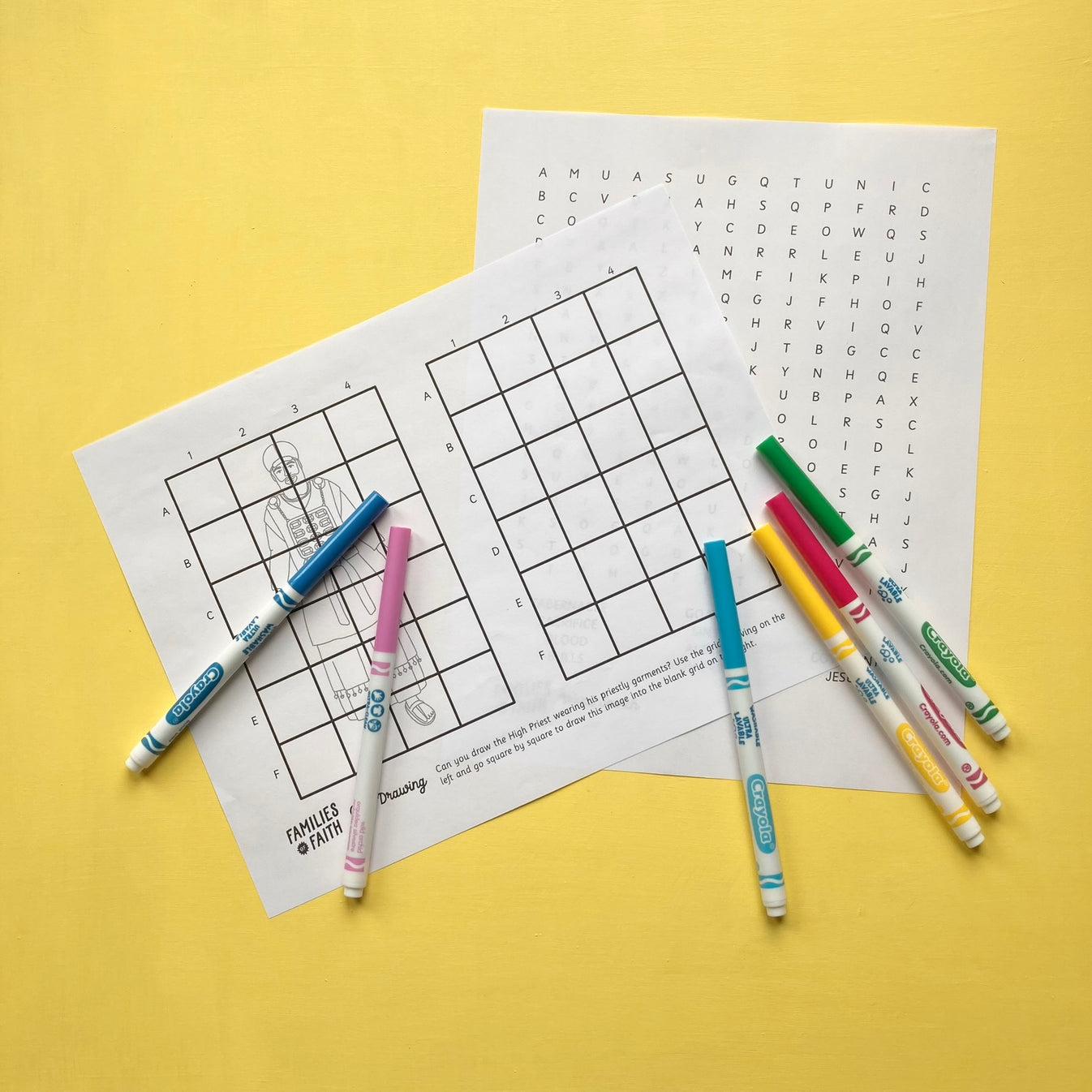 Jesus Our High Priest Worksheets – Families of Faith